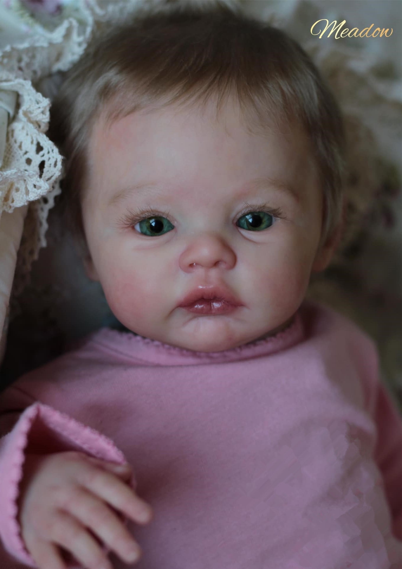 BZDOLL Realistic 45 CM Baby Reborn Doll With 3D Marble Texture Skin and ...