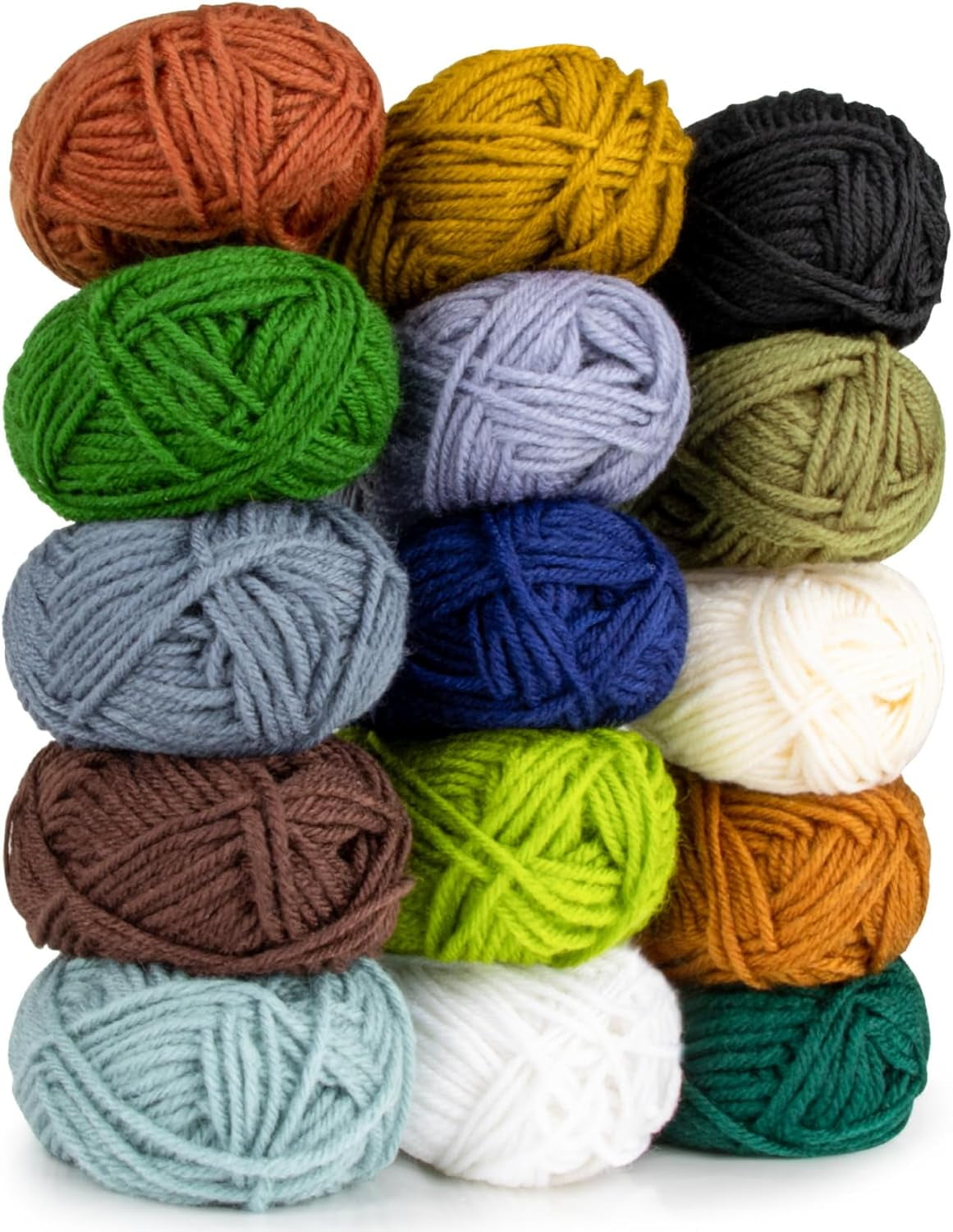 BZPIZ Giant Chunky Yarn for Crocheting Super Bulky Large Soft Fluffy ...