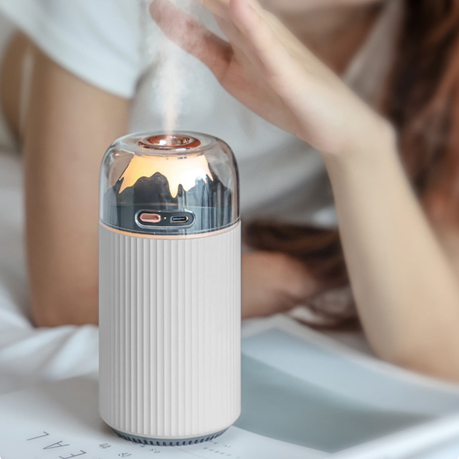 BZPIZ Cool Mist Humidifiers for Home,Mini USB Desktop Humidifier,Easy ...