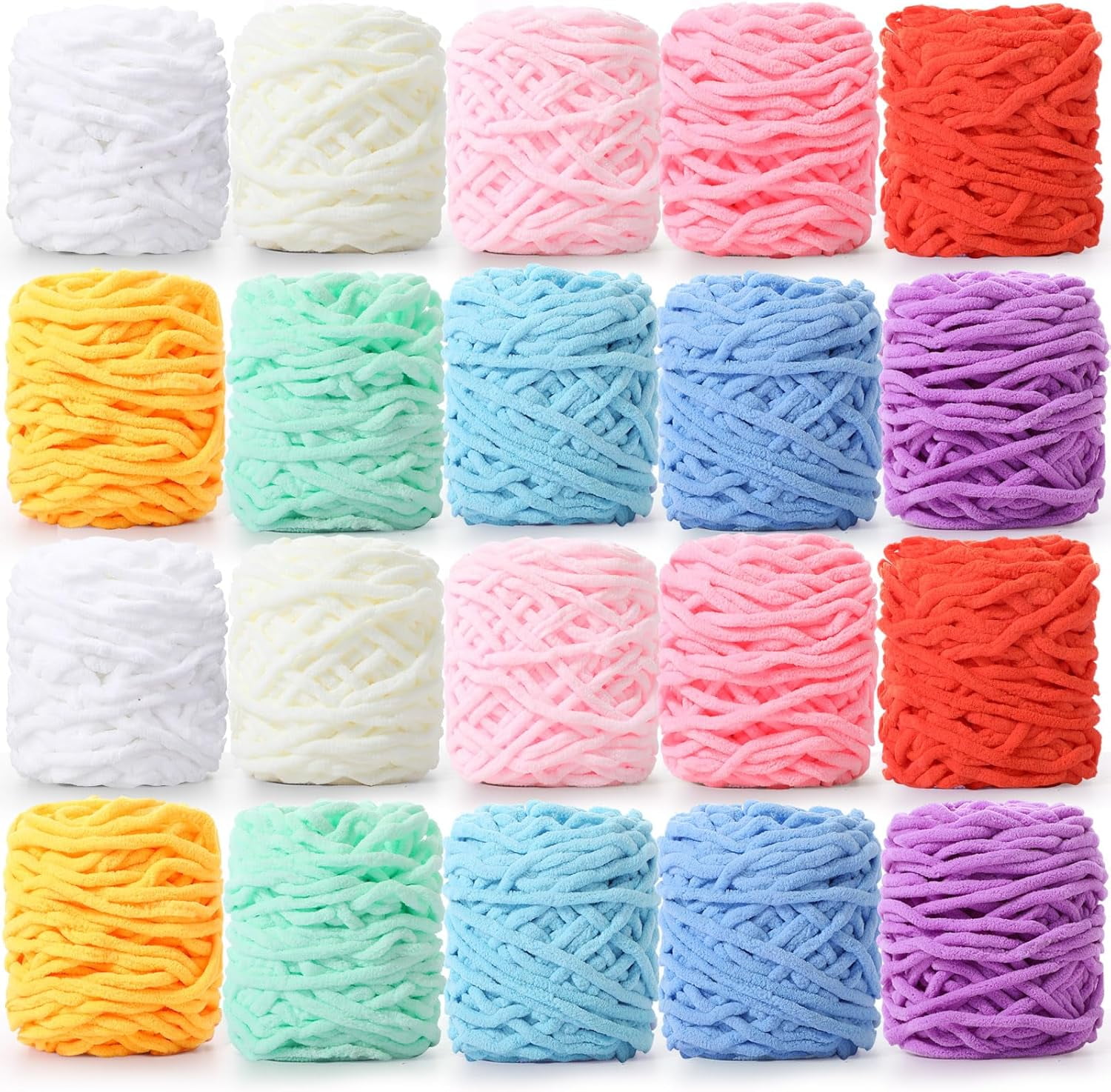 BZPIZ Deals Plush Yarn Soft Yarn for Crocheting and Knitting Craft ...