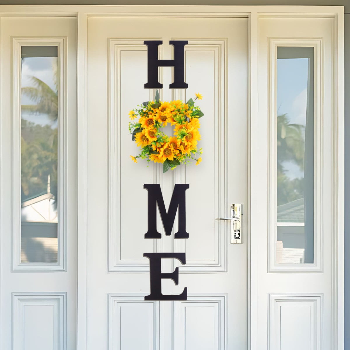 BZPIZ Flash Deals Front Door Wreath Summer Summer Spring Decorations ...