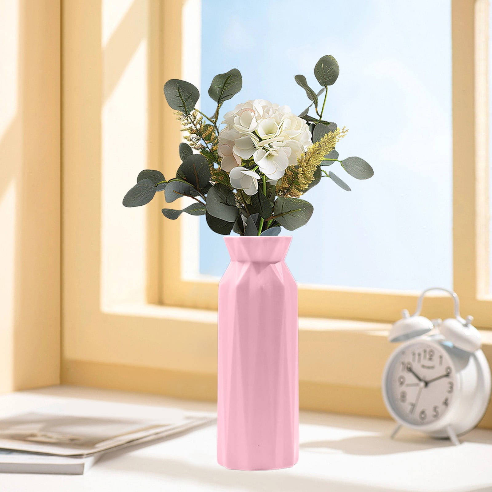 BZPIZ Flower Vases for Bouquet Plastic Cylinder Vases Decorative Vases ...