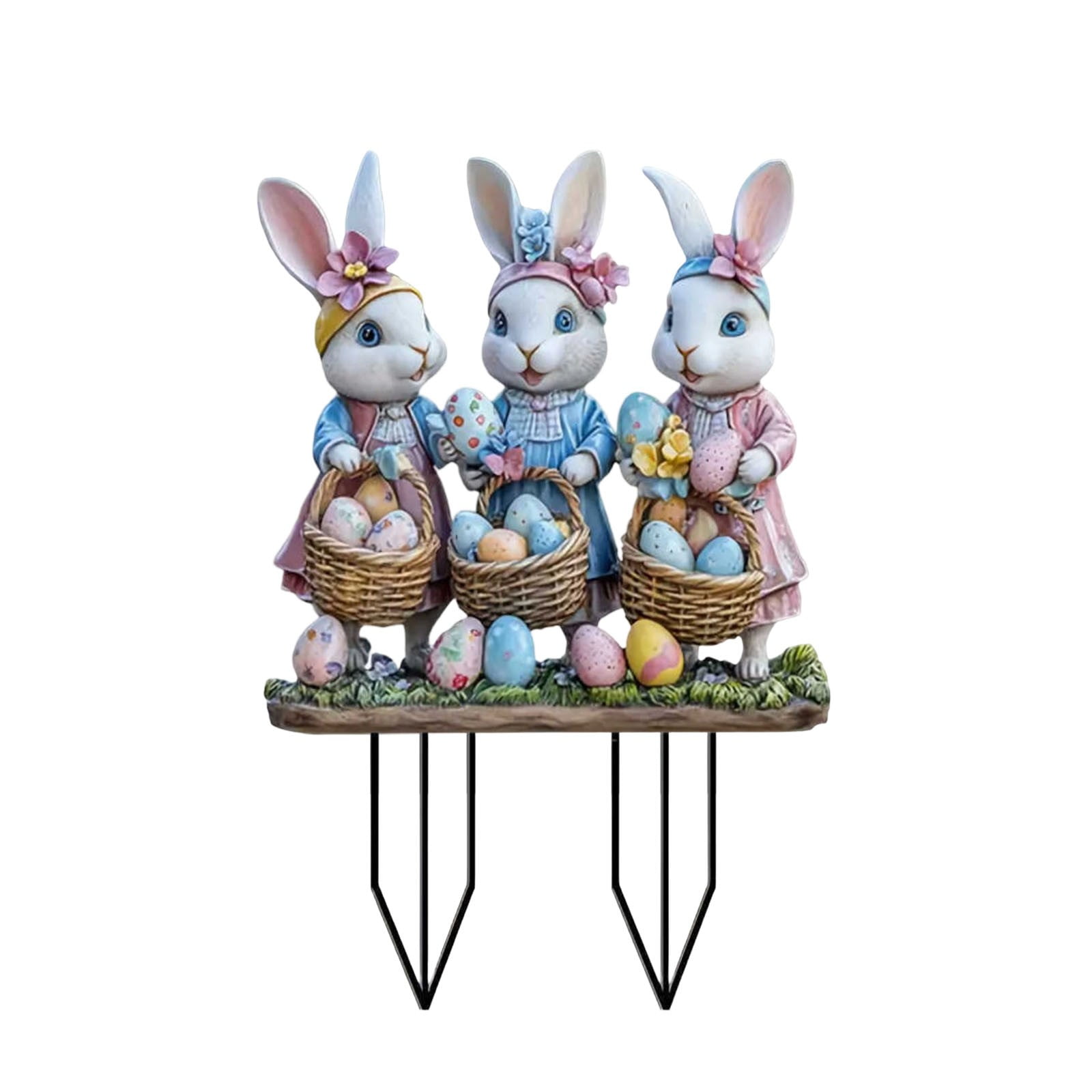BZPIZ Garden Decorations Savings Easter Bunny Yard Decorations Outdoor ...