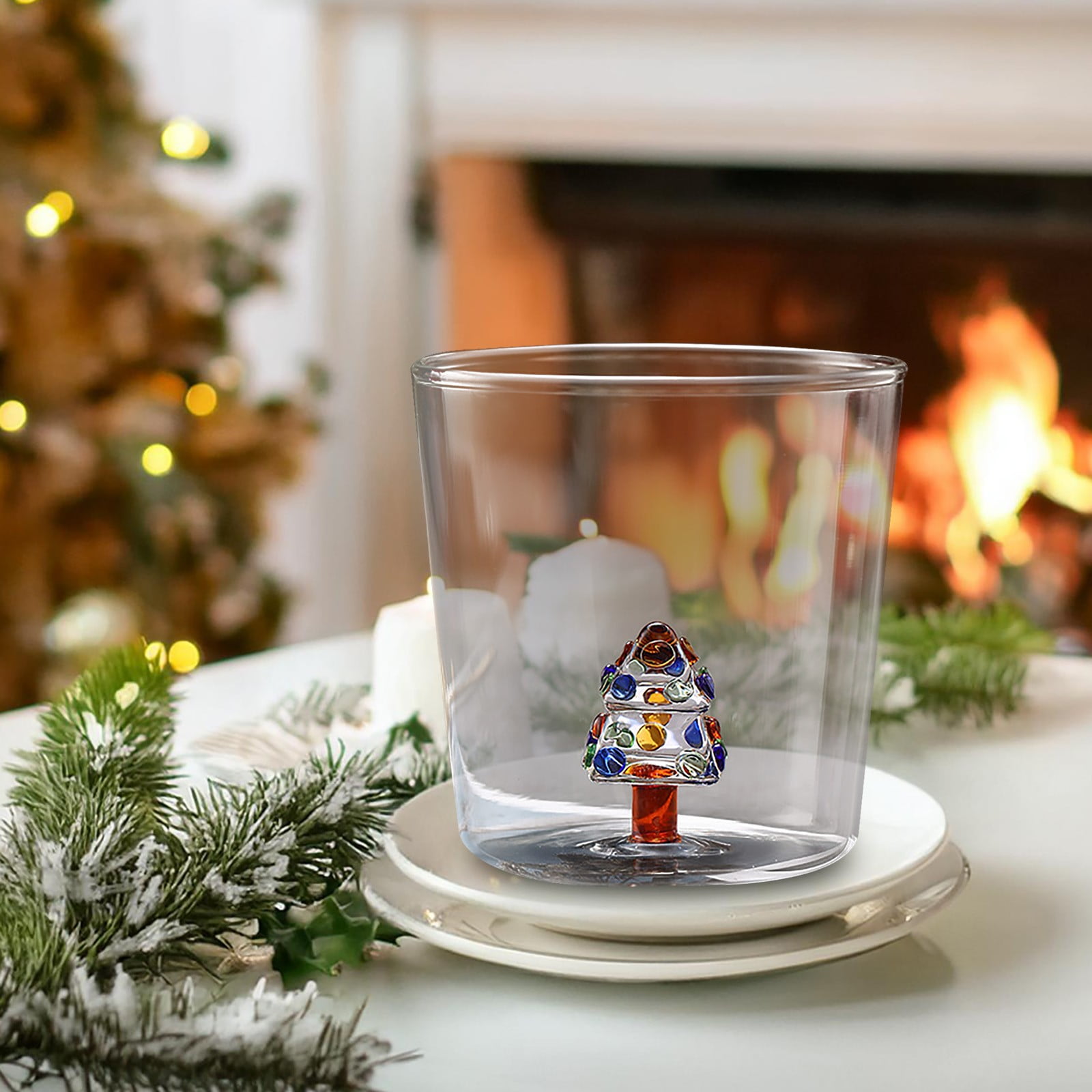 BZPIZ Glassware & Drinkware Coffee Glass Cups Dishwasher Safe Drinking ...