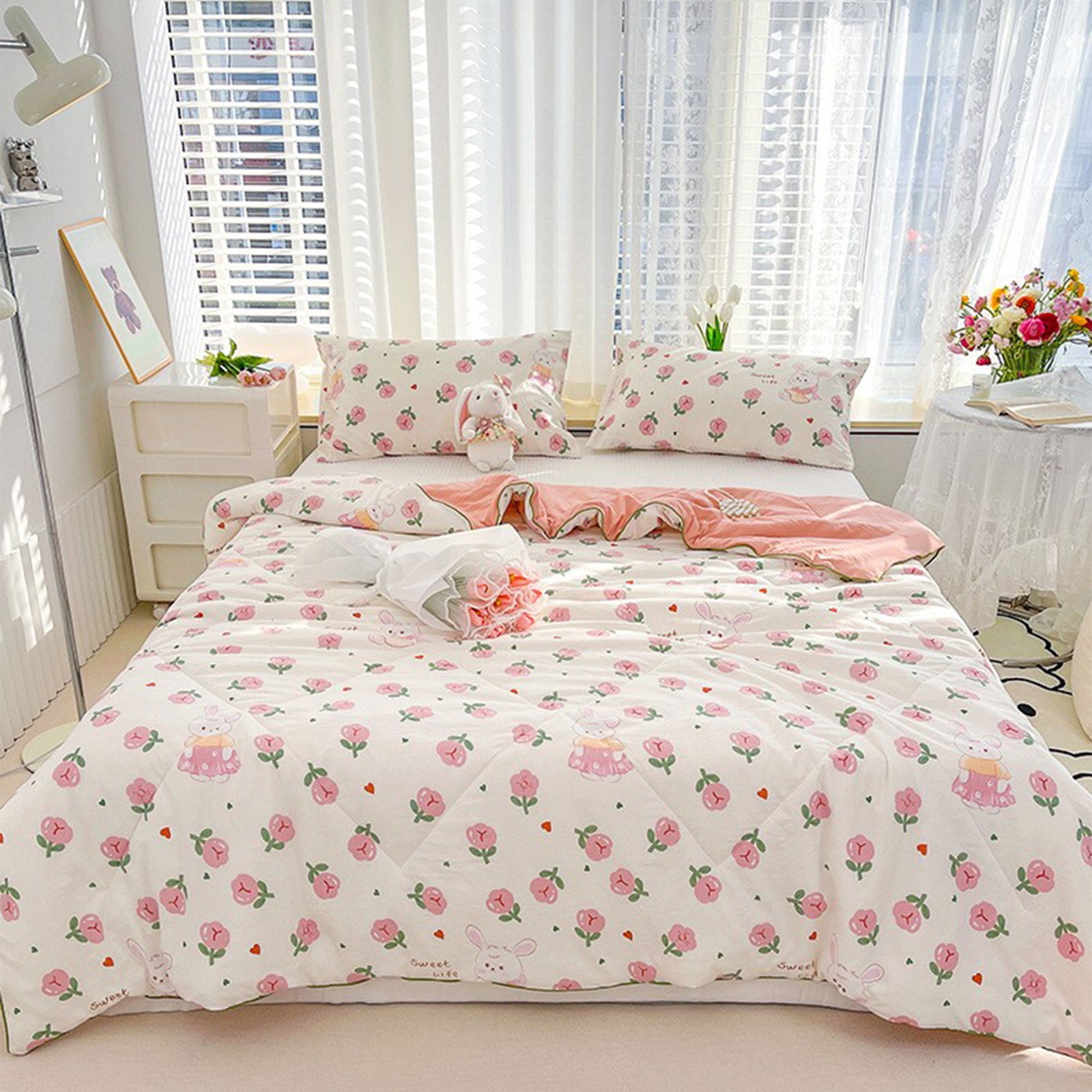 BZPIZ Home Savings Super Soft Blanket Night Sweat Relief Quilt ...