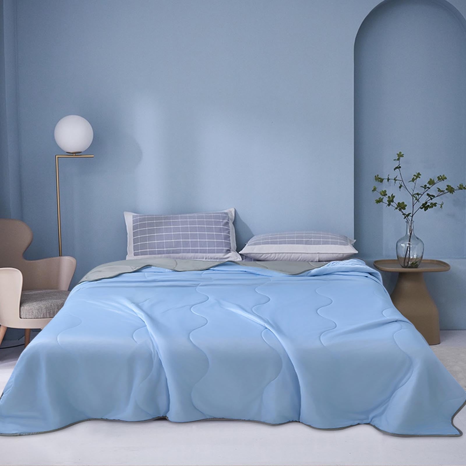 BZPIZ King/Queen Blanket Bedroom Decor Supplies Double Sided Cold ...