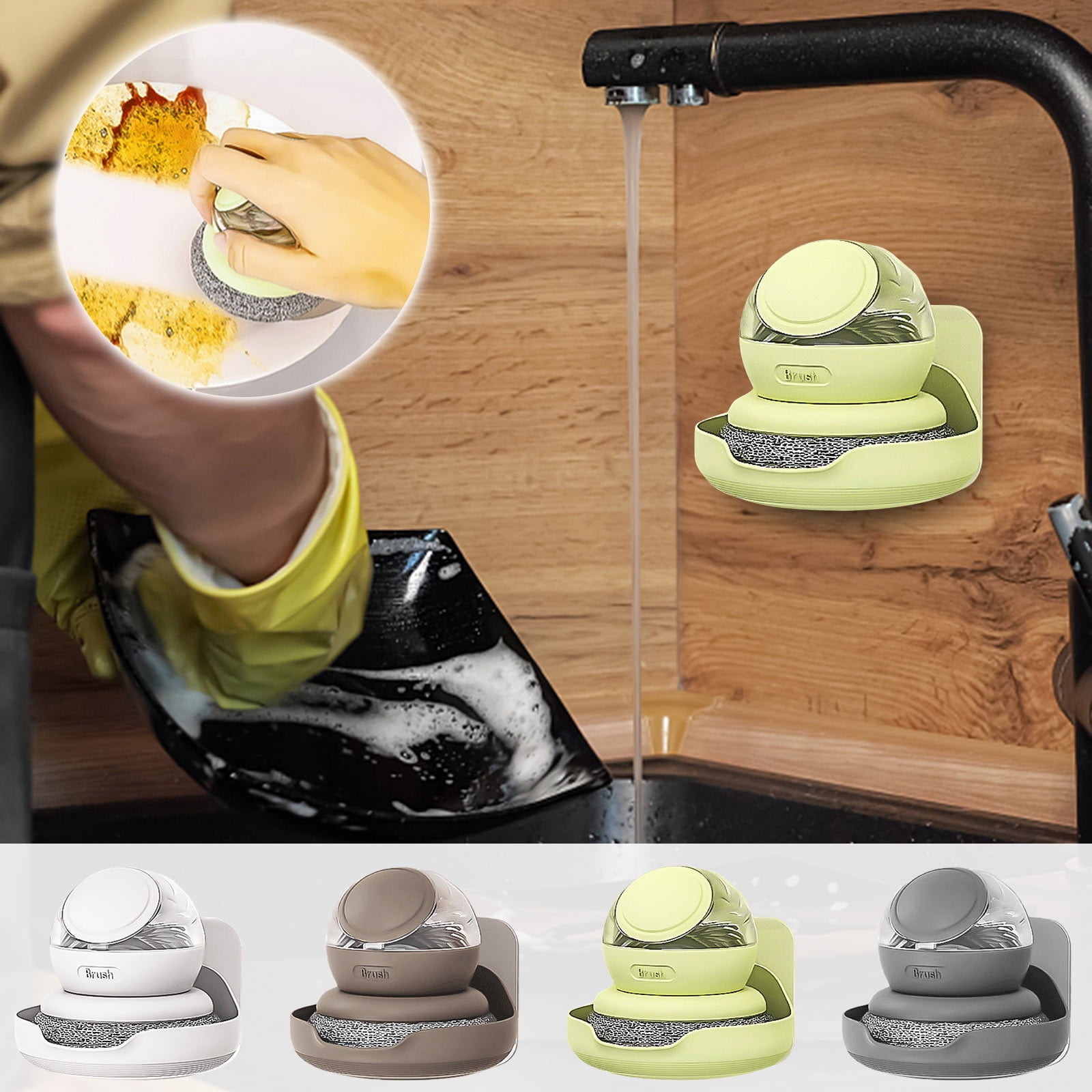 BZPIZ Kitchen Dish Scrub Brush Clearance,Perfect Kitchen Gadgets ...