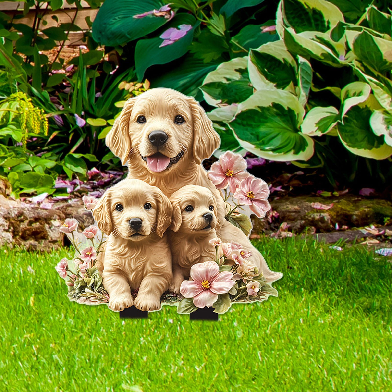 BZPIZ Outdoors Decorations Savings Dog Acrylic Sign Decorations ...