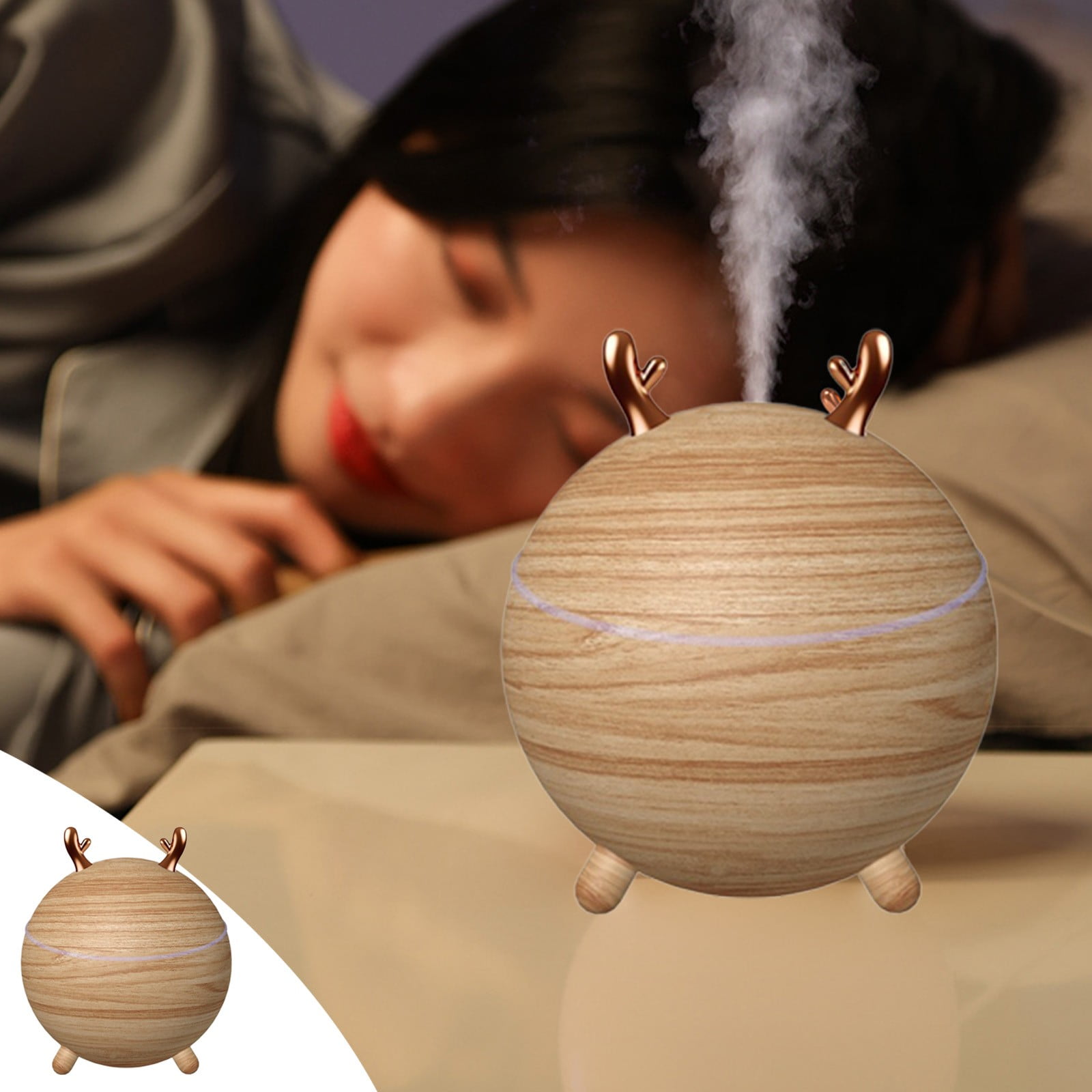 BZPIZ Personal Mini Humidifiers for Bedroom,Cute Cool Mist Humidifiers ...