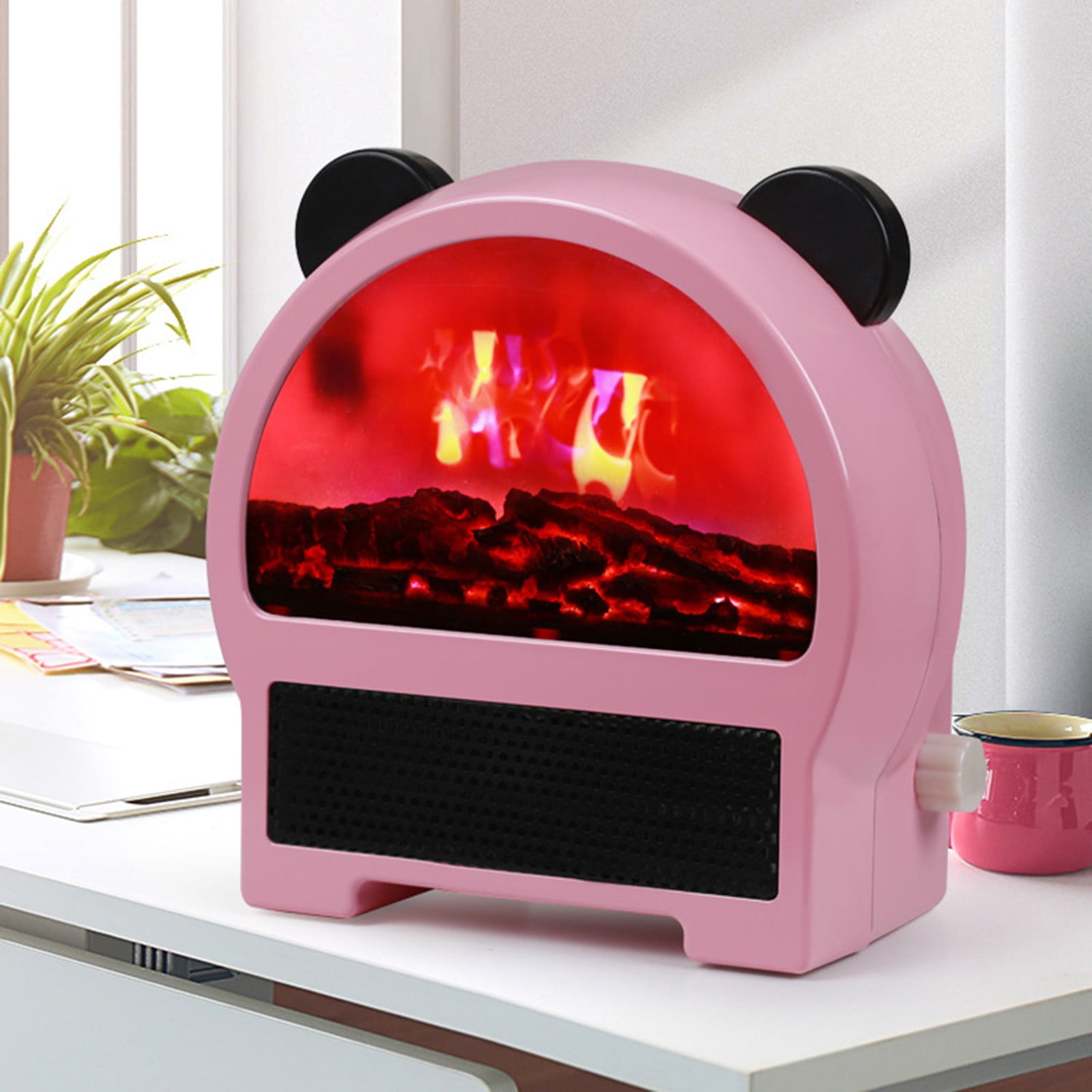 BZPIZ Small Space Heater for Office Under Desk Quiet,Portable Fast ...