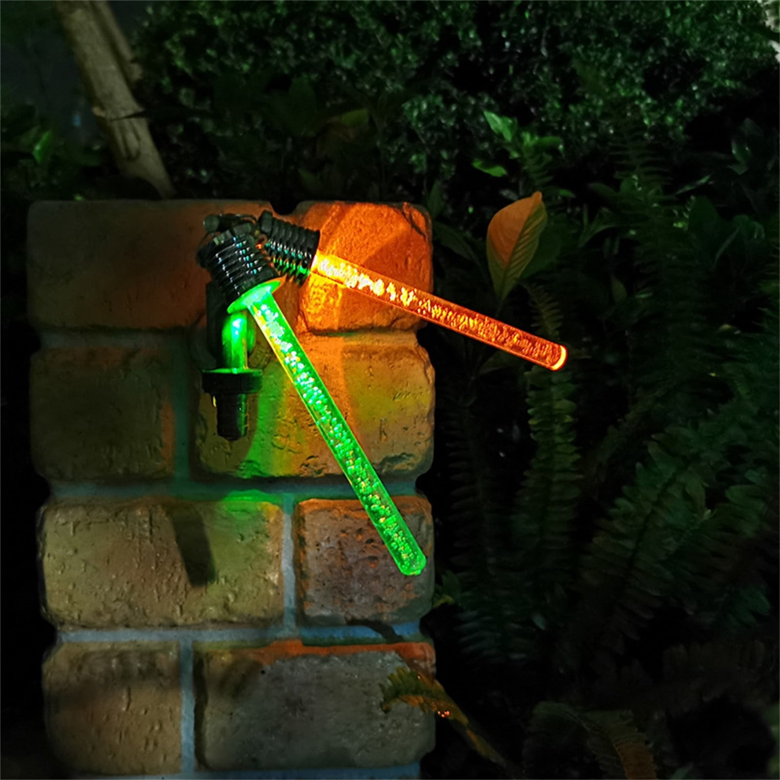 BZPIZ Solar Lights Outdoor Waterproof Decorative,Colorful Color ...