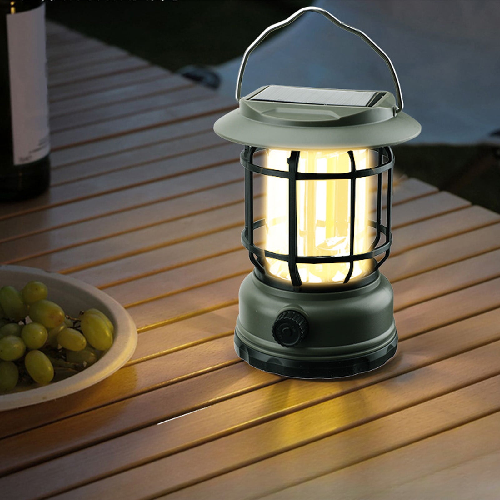 BZPIZ Solar Wall Lantern Lights Outdoor ,Waterproof Retro LED Lantern ...