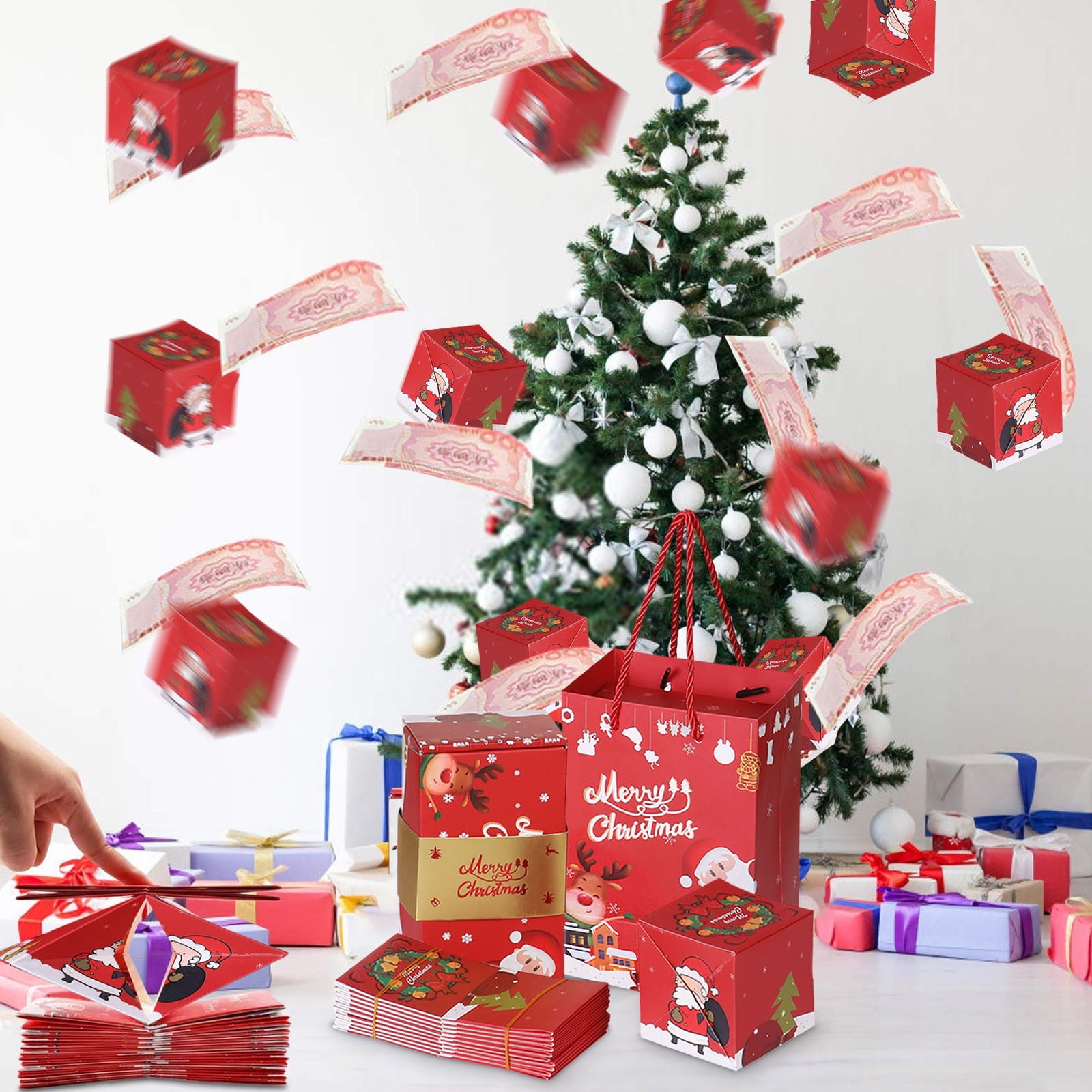 BZPIZ Surprise Gift Box,2024 Newly Surprise Gift Box Explosion,Folding ...