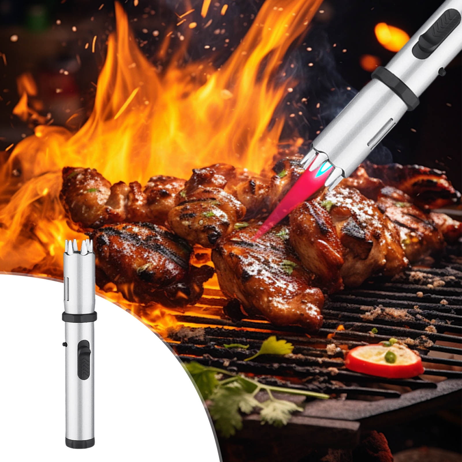 BZPIZ Torch Lighters Butane Refillable,Butane Torch Lighter with Flame ...