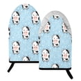 BZSMCE 2 Pack Cute Cow White Polka Dot Blue Print Heat Resistant Cotton ...