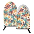 BZSMCE 2 Pack White Flower Tree Print Heat Resistant Cotton Oven Mitts ...