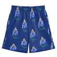 BZSMCE Adjustable Drawstring Casual Shorts With Bluebonnet Flower ...