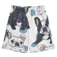 BZSMCE Adjustable Drawstring Casual Shorts With Bulldog Polka Dot ...
