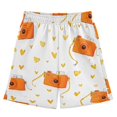 BZSMCE Adjustable Drawstring Casual Shorts With Camera Heart-shaped ...