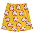 BZSMCE Adjustable Drawstring Casual Shorts With Clover in Red Circle ...