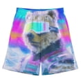 BZSMCE Adjustable Drawstring Casual Shorts With Cool Bear Pattern ...