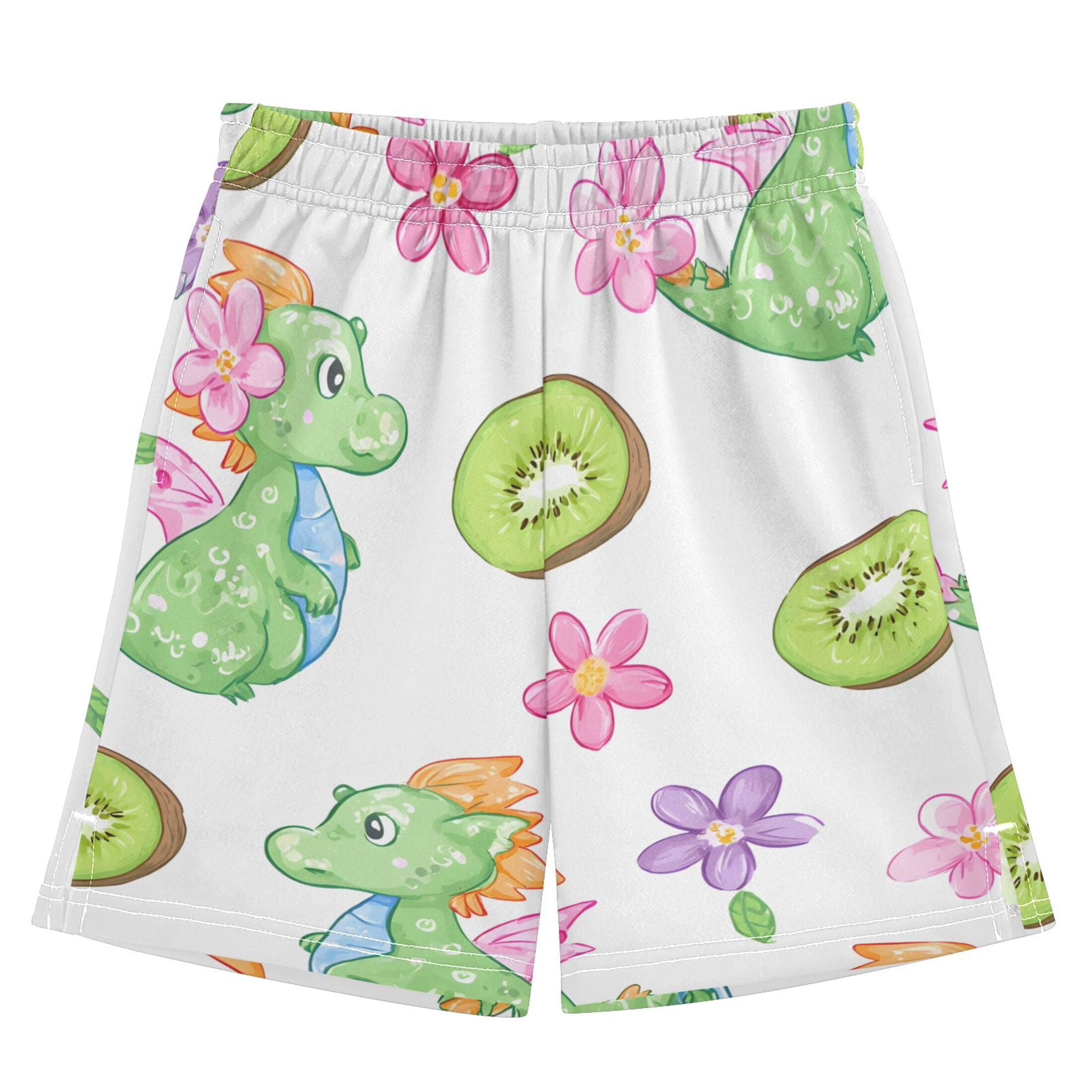 BZSMCE Adjustable Drawstring Casual Shorts With Dragon Pattern Pattern ...