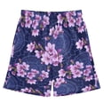 BZSMCE Adjustable Drawstring Casual Shorts With Flower Mandala ...