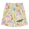 BZSMCE Adjustable Drawstring Casual Shorts With Mushroom Witch Moth ...