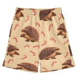 BZSMCE Adjustable Drawstring Casual Shorts With Seamless with Candy ...
