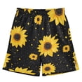 BZSMCE Adjustable Drawstring Casual Shorts With Sunflower Star Pattern ...