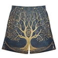 BZSMCE Adjustable Drawstring Casual Shorts With Tree Of Life in Harmony ...