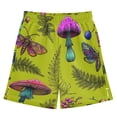 BZSMCE Adjustable Drawstring Casual Shorts With Witch Moth Mushroom ...