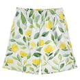 BZSMCE Adjustable Drawstring Casual Shorts With Yellow Flower Leaves ...