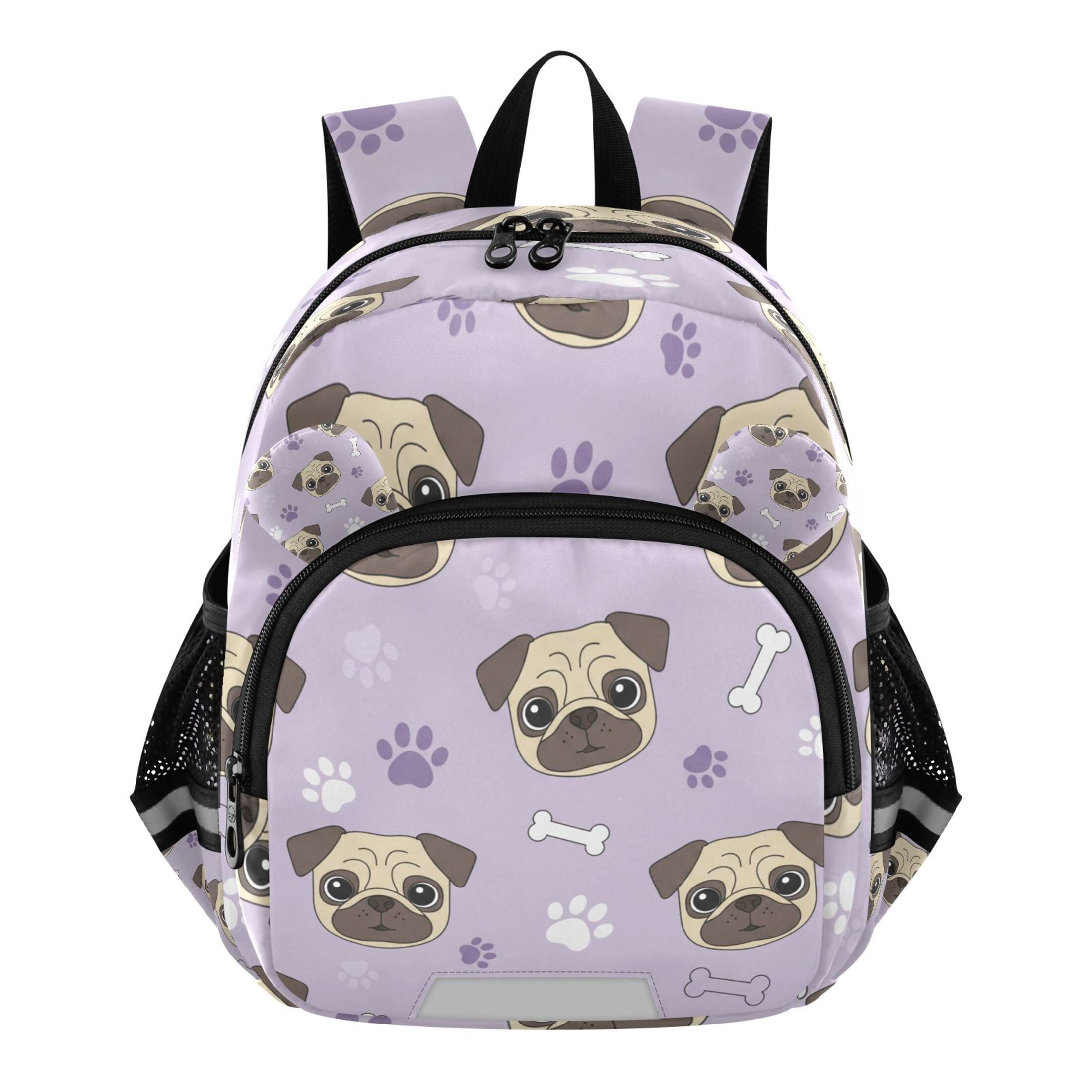 BZSMCE Backpack Suitable Schoolbag 290 Twill 9.4/12.25L-Pug Bones and ...