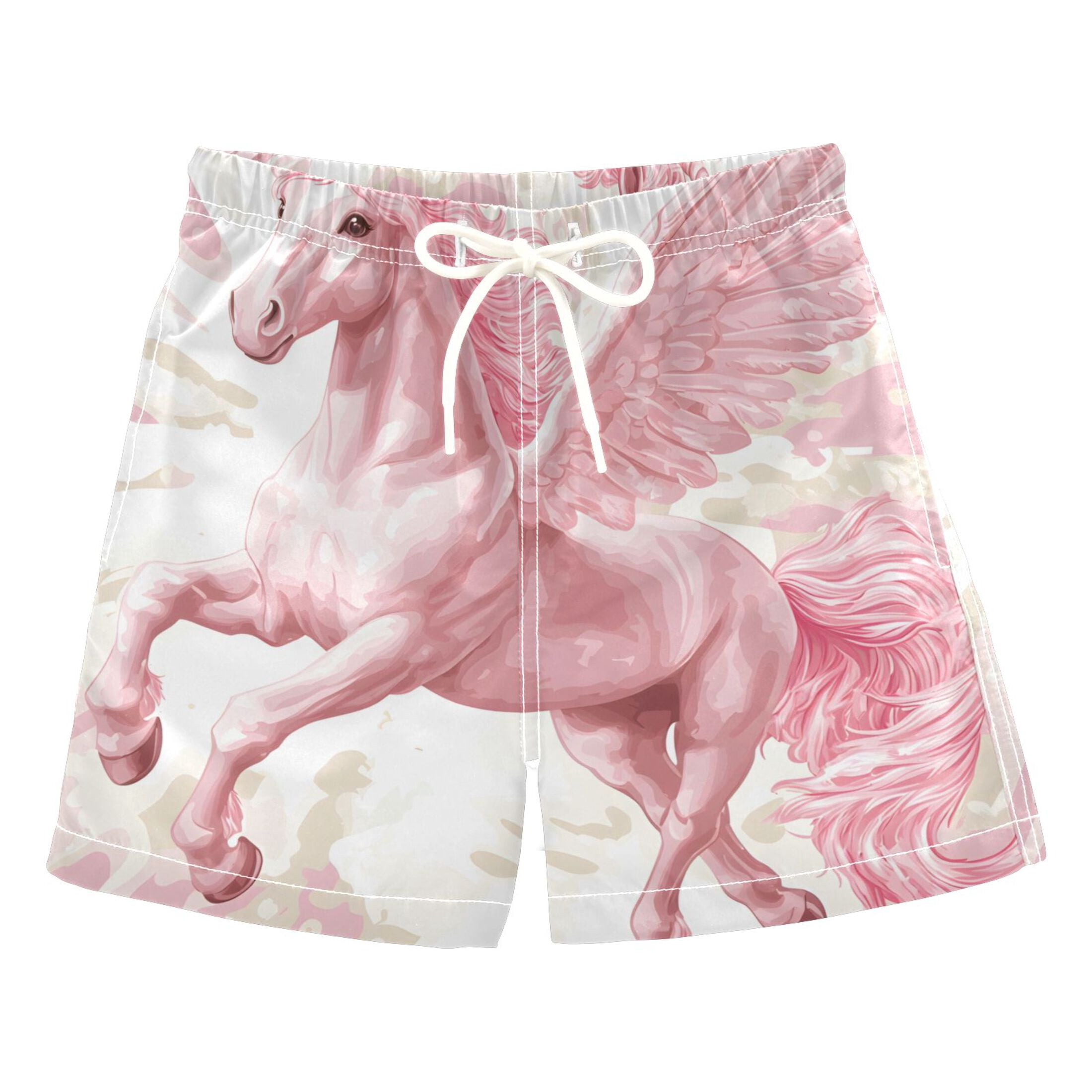 BZSMCE Beach Shorts Trunks Quick Dry Short Unicorn Pattern (14) Of ...