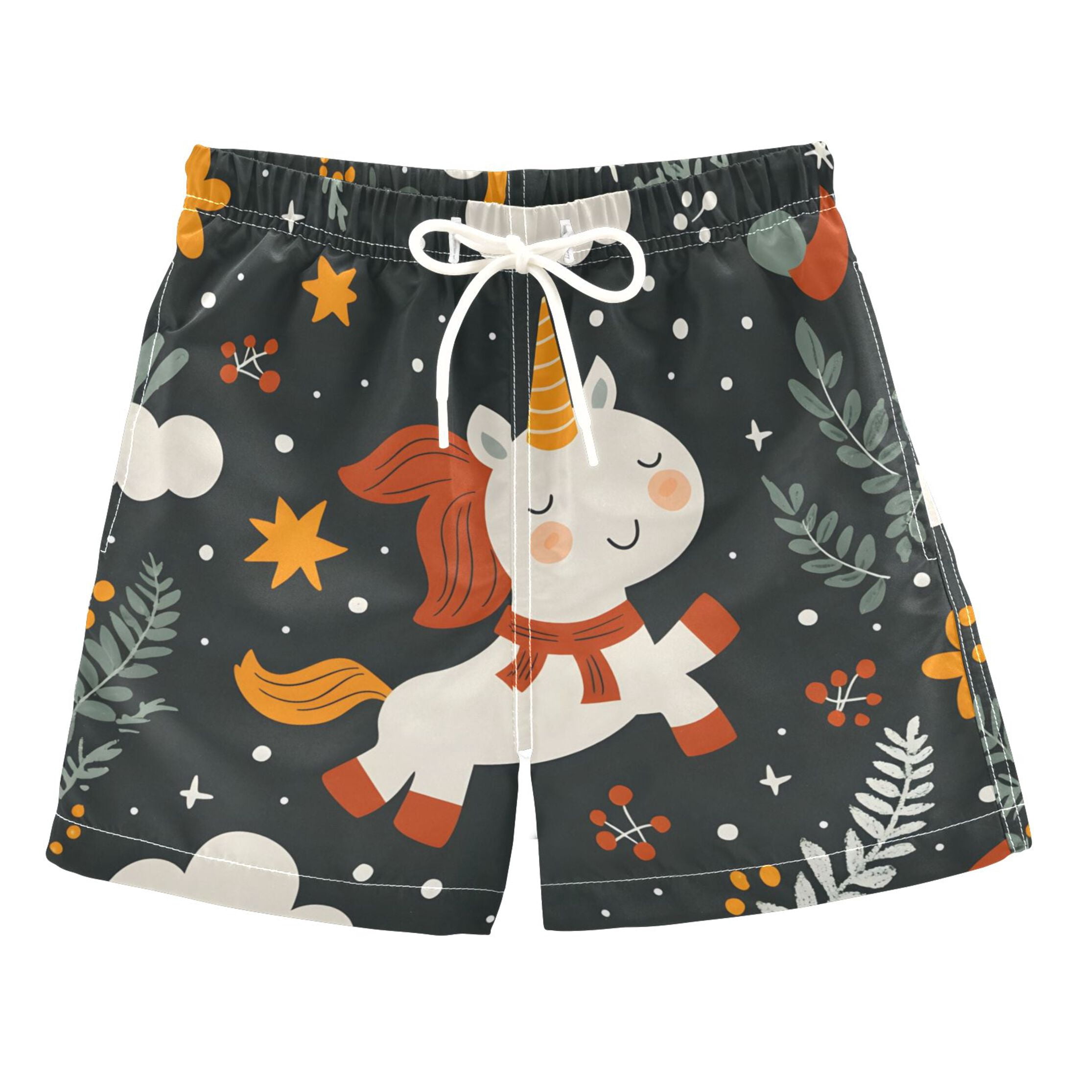 BZSMCE Beach Shorts Trunks Quick Dry Short Unicorn Pattern (2) Of ...
