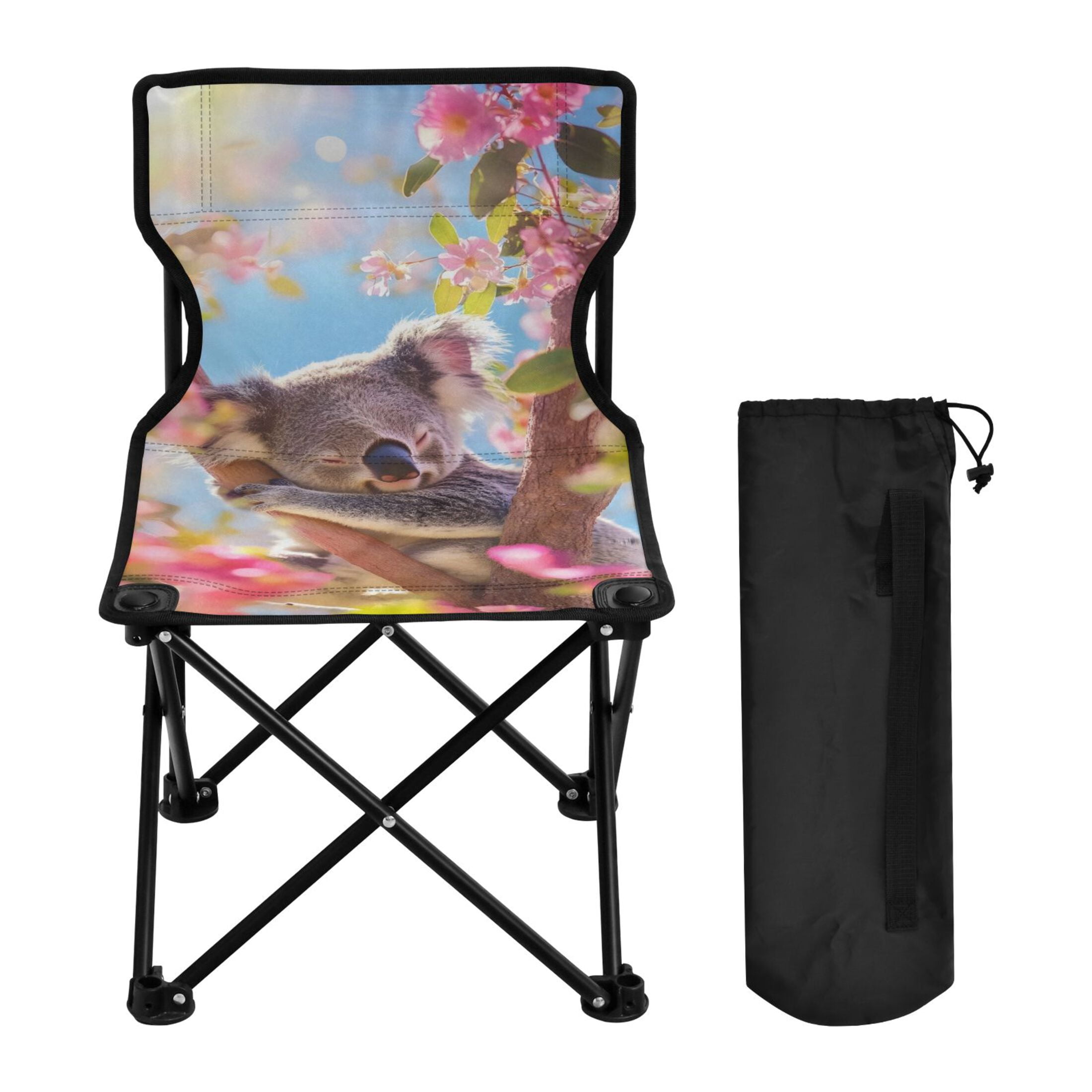 BZSMCE Camping Chairs Modern Folding chair In Sunlit Koala Pattern ...