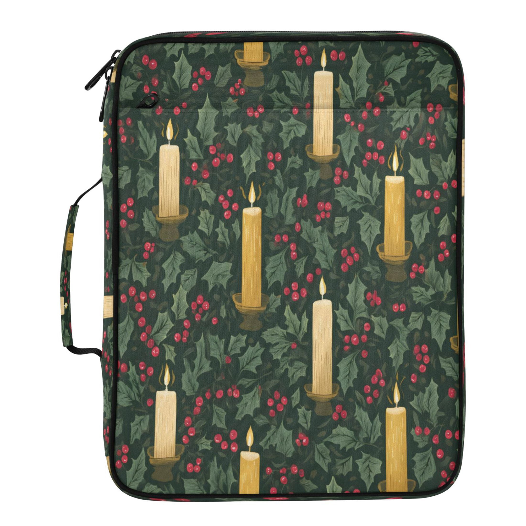 BZSMCE Candle Leaves Red Fruit Pattern Pattern Water-Resistant Filing ...