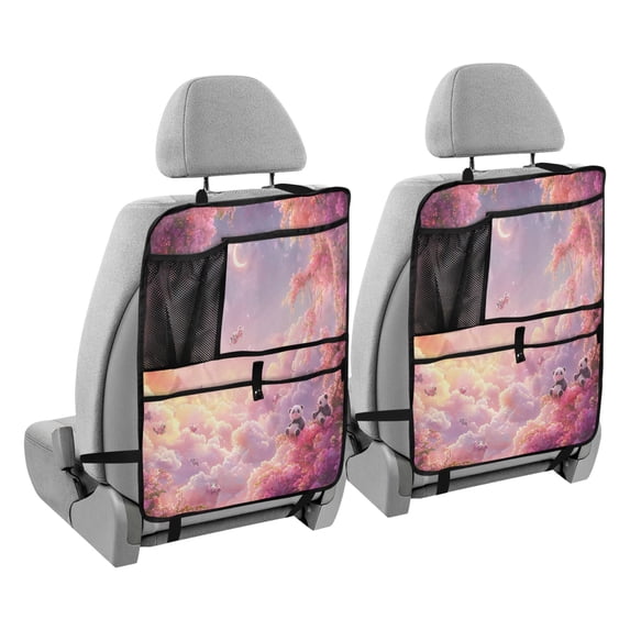 BZSMCE Car Organizer Kick Mats Back Seat Protector Creatively Whimsical ...