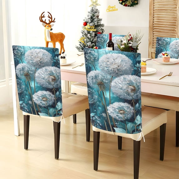 BZSMCE Chair Covers Set Home Decor Seat Back Cover Dandelion Dreams in ...