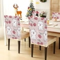 BZSMCE Chair Covers Set Home Decor Seat Back Cover Pink Cherry White ...