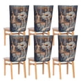 BZSMCE Chair Covers Set Home Decor Seat Back Cover Rainy Window with ...