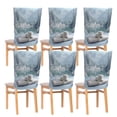 BZSMCE Chair Covers Set Home Decor Seat Back Cover Snow Book Cub ...