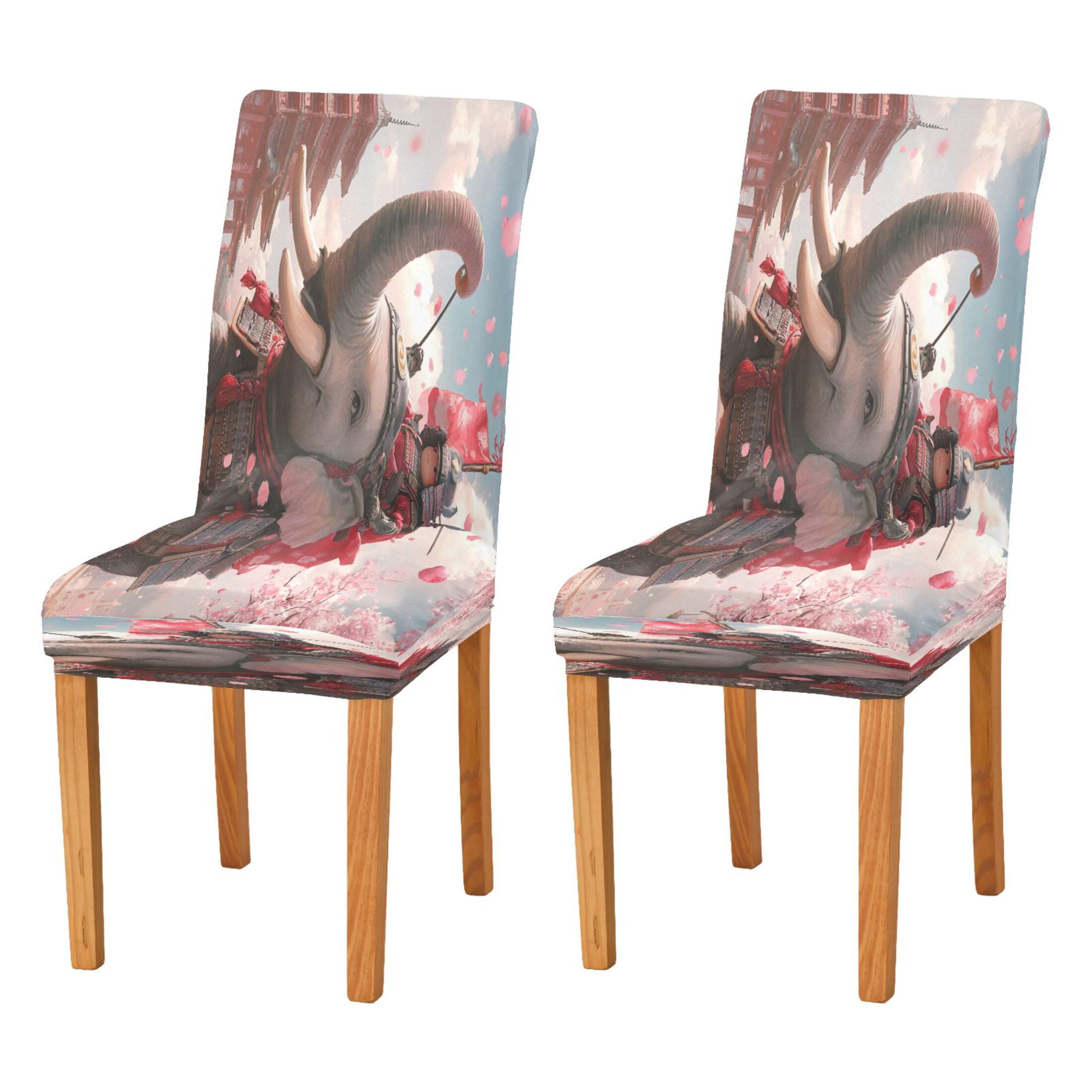 BZSMCE Chairs Slipcovers Dining Chair Covers Cute Anime Warrior ...