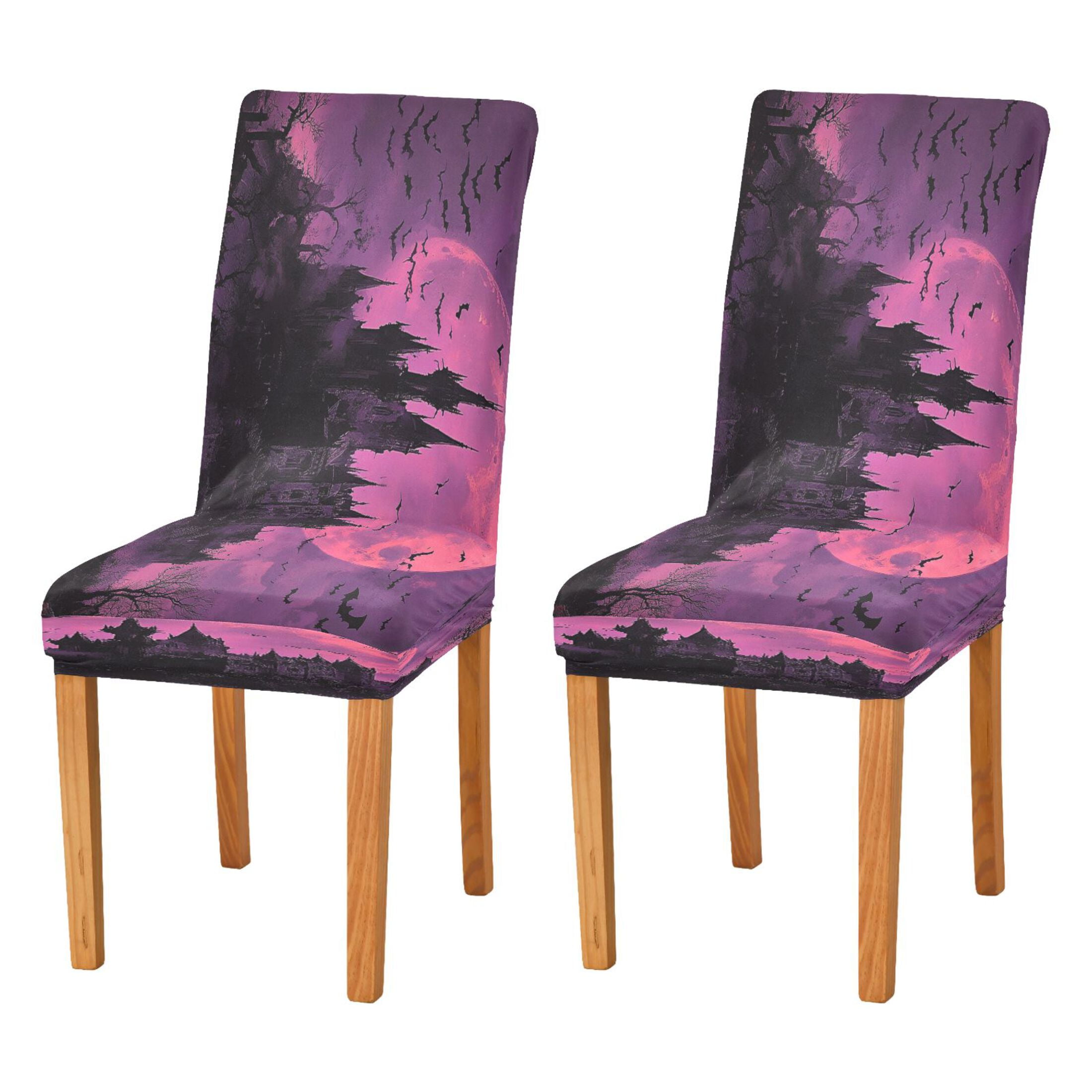 BZSMCE Chairs Slipcovers Dining Chair Covers Dilapidated Castle ...