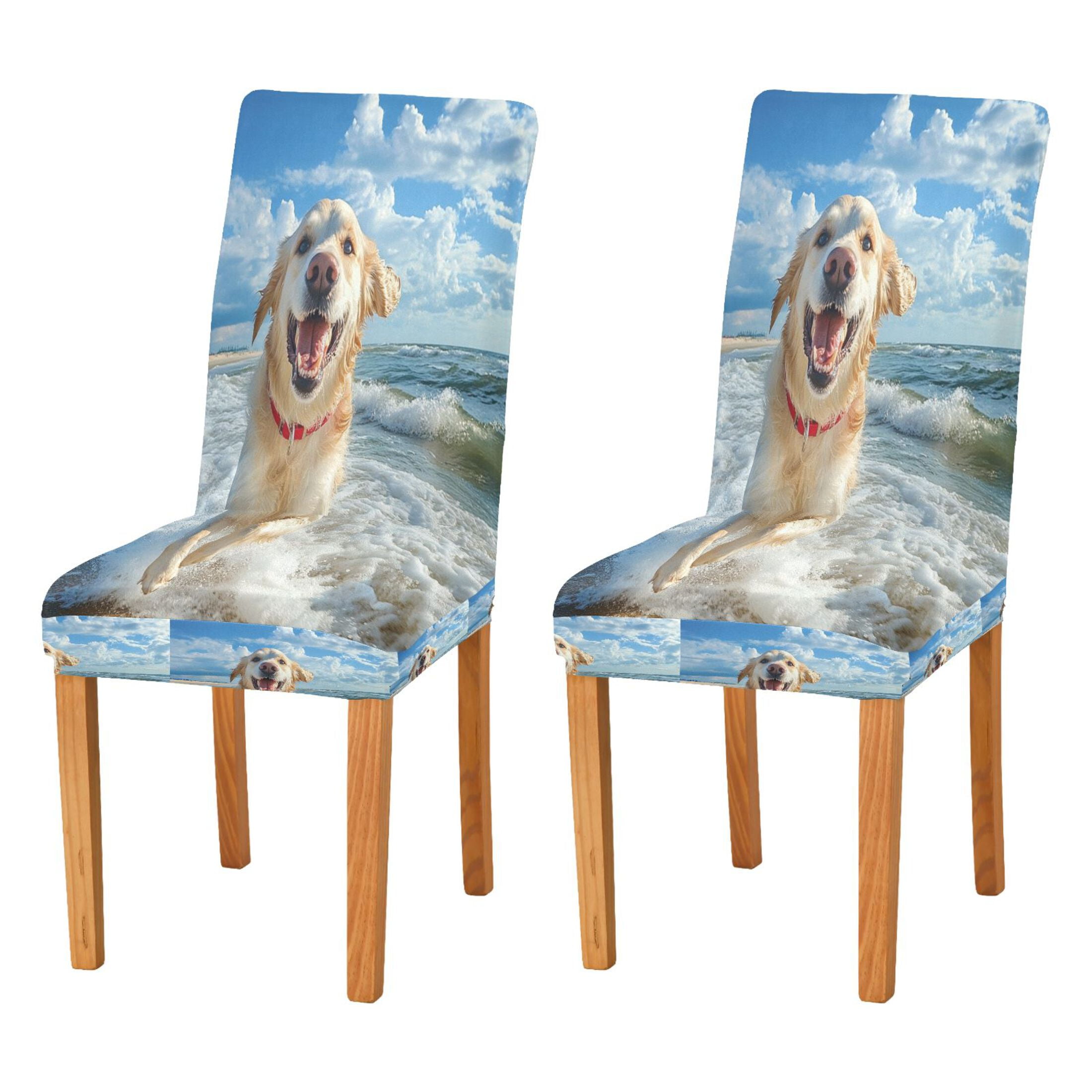 BZSMCE Chairs Slipcovers Dining Chair Covers Golden Joy Creative ...