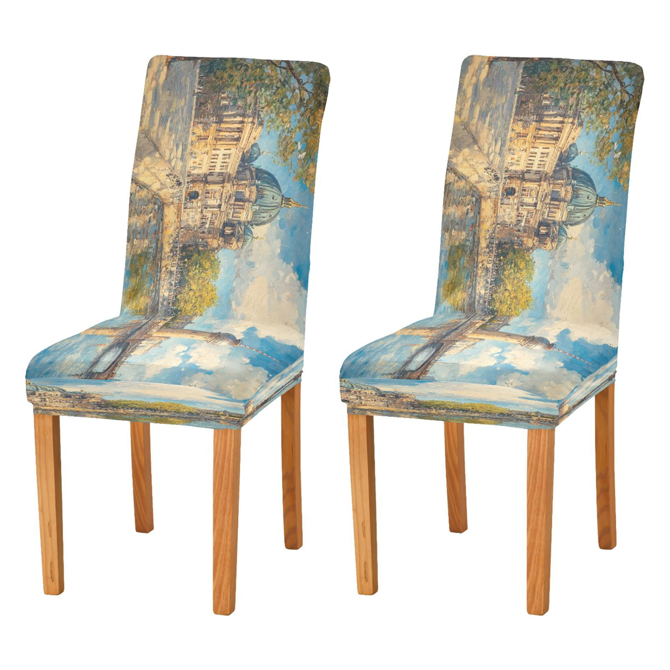 BZSMCE Chairs Slipcovers Dining Chair Covers The Tower and Bridge Art ...