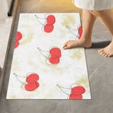 BZSMCE Cherry Tie Dye Background Pattern Pattern 2-Piece Non-Slip ...