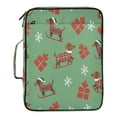 BZSMCE Christmas Dog Pattern Pattern Water-Resistant Filing Folder ...