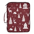 BZSMCE Christmas Tree Elk Pattern Pattern Water-Resistant Filing Folder ...